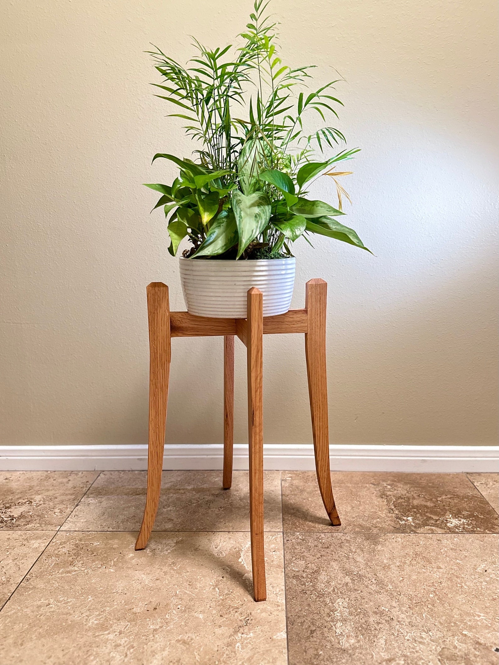 Upright Tall Plant Stand - Etsy