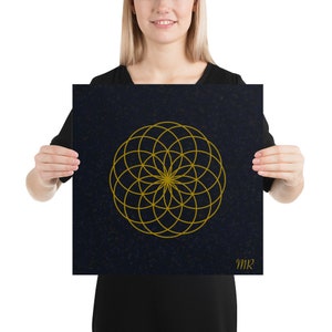 Torus Sacred Geometry Poster - Etsy