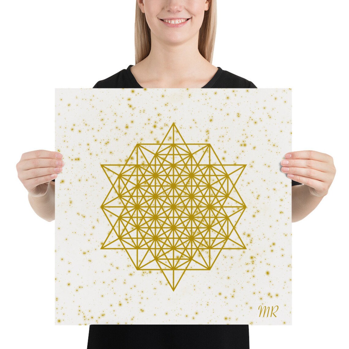 64 Tetrahedron Expanded Metatrons Cube Sacred Geometry Poster - Etsy