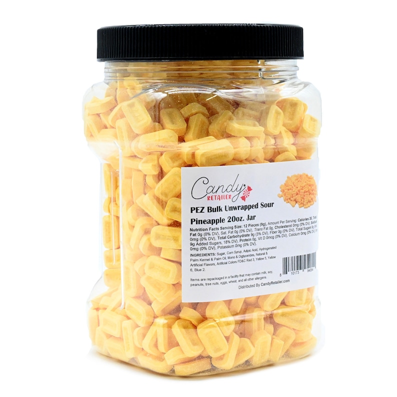 PEZ Bulk Unwrapped Candy Refill 20oz Jar - Etsy