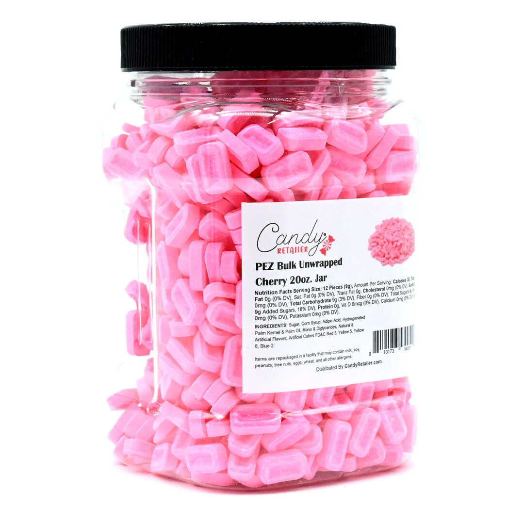 PEZ Bulk Unwrapped Candy Refill 20oz Jar - Etsy