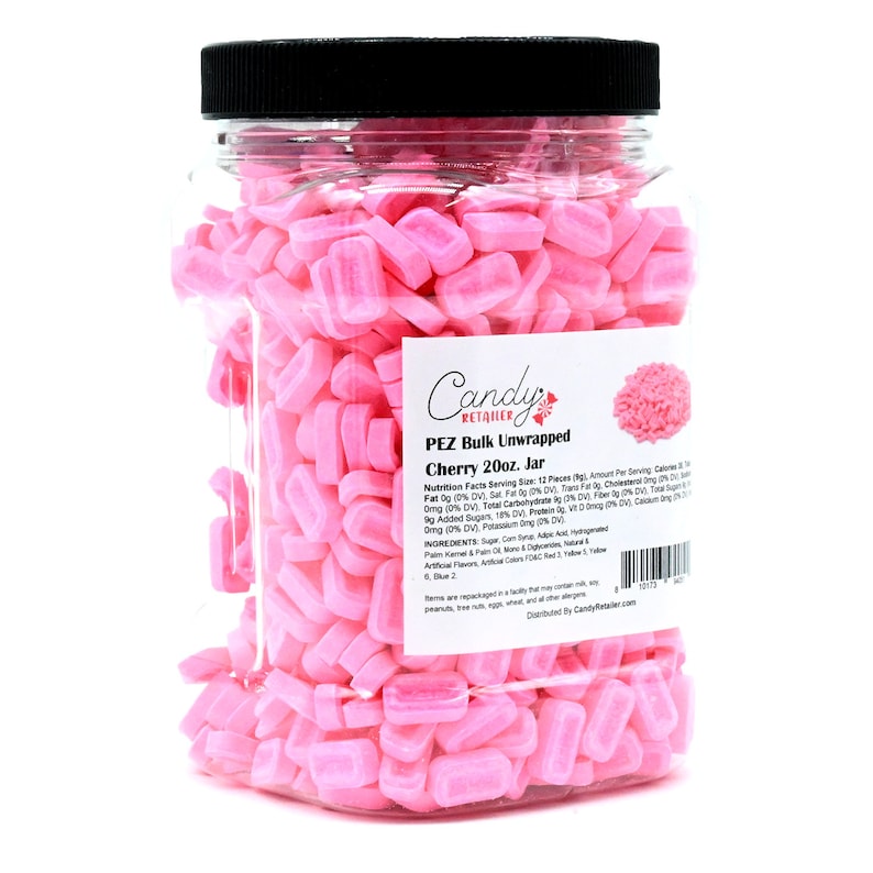 PEZ Bulk Unwrapped Candy Refill 20oz Jar - Etsy