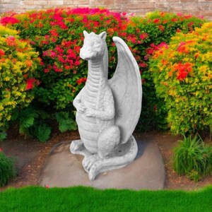Massive Dragon Statue 20" Large Japanese Dragon Figure, Asian Dragon ...