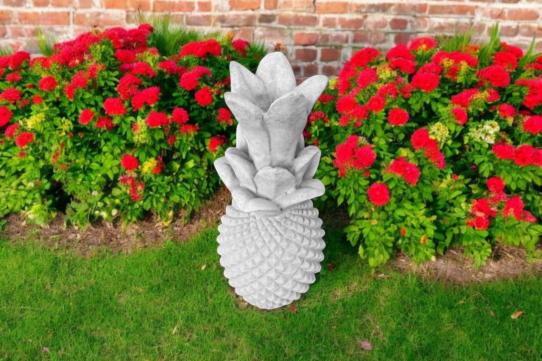 Extra Large Pineapple Sculpture 25" Massive Tropical Fruit Statue ...