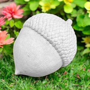 Concrete Acorn Figure 7" Realistic Acorn, Stone Garden Ornament, Acorn ...