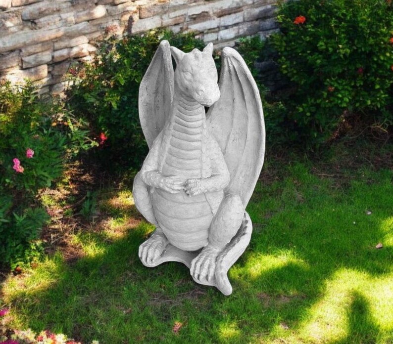 Massive Dragon Statue 20" Large Japanese Dragon Figure, Asian Dragon ...
