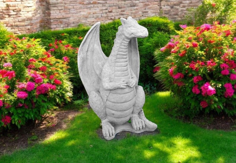 Massive Dragon Statue 20" Large Japanese Dragon Figure, Asian Dragon ...