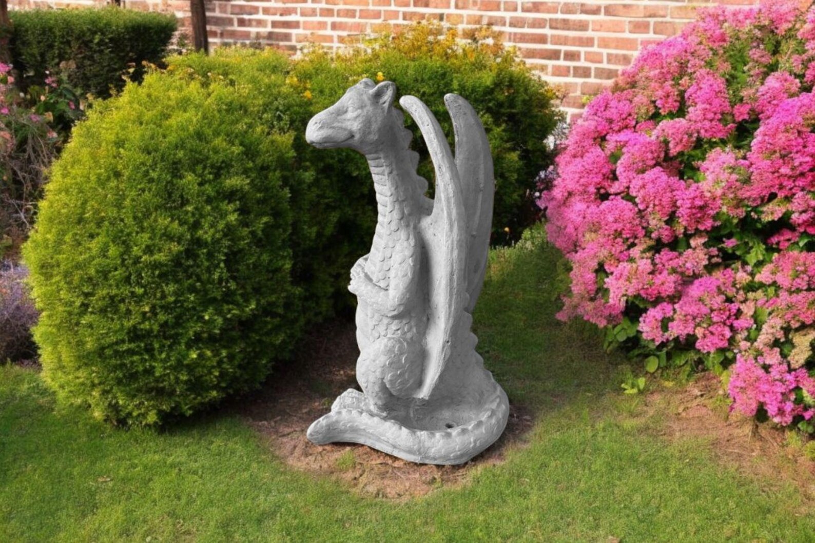 Massive Dragon Statue 20" Large Japanese Dragon Figure, Asian Dragon ...