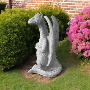 Massive Dragon Statue 20" Large Japanese Dragon Figure, Asian Dragon ...