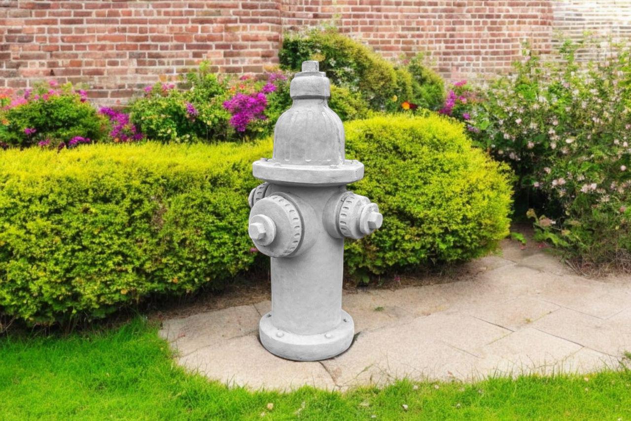 Realistic Fire Hydrant Statue 18" Beton Backyard Decoration, Lawn ...