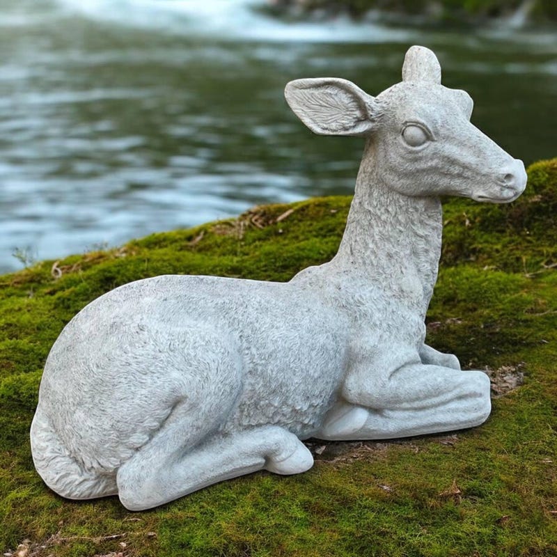 Large Outdoor Deer Statue - Etsy