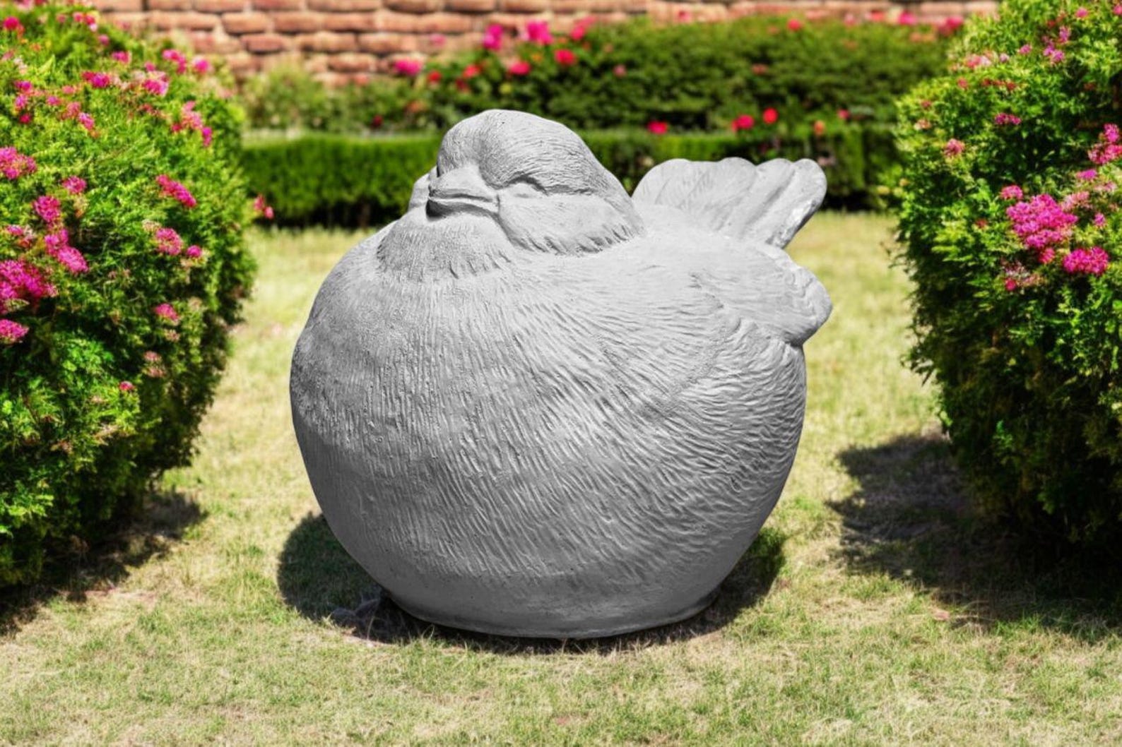 Detailed Cardinal Bubba Figure 7" Outdoor Wild Bird Statue, Backyard ...