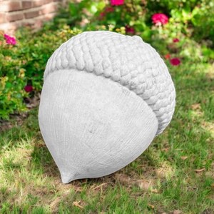Concrete Acorn Figure 7" Realistic Acorn, Stone Garden Ornament, Acorn ...