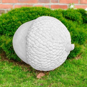 Concrete Acorn Figure 7" Realistic Acorn, Stone Garden Ornament, Acorn ...