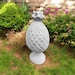 Massive Pineapple Sculpture 18" Yard Tropical Fruit Statue, Detailed ...