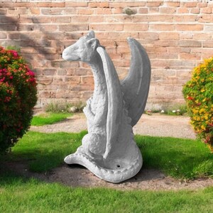 Massive Dragon Statue 20" Large Japanese Dragon Figure, Asian Dragon ...