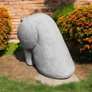 Digging Pig Sculpture 8" Garden Pig Statue, Outdoor Farm Animal Figure ...