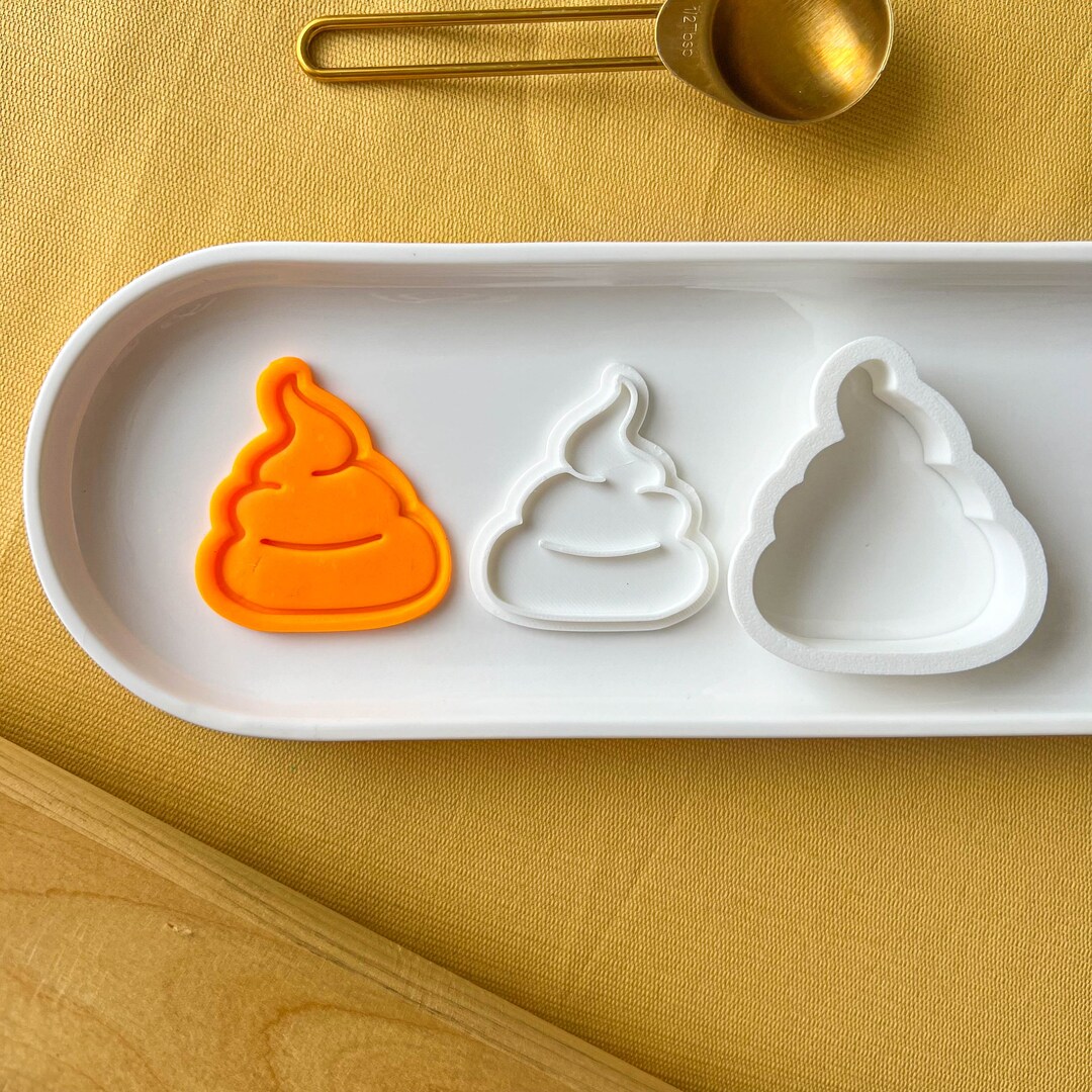Poop Cookie Cutters Emoji Cookie Cutters Pastry Cutters Cookie Stamps ...