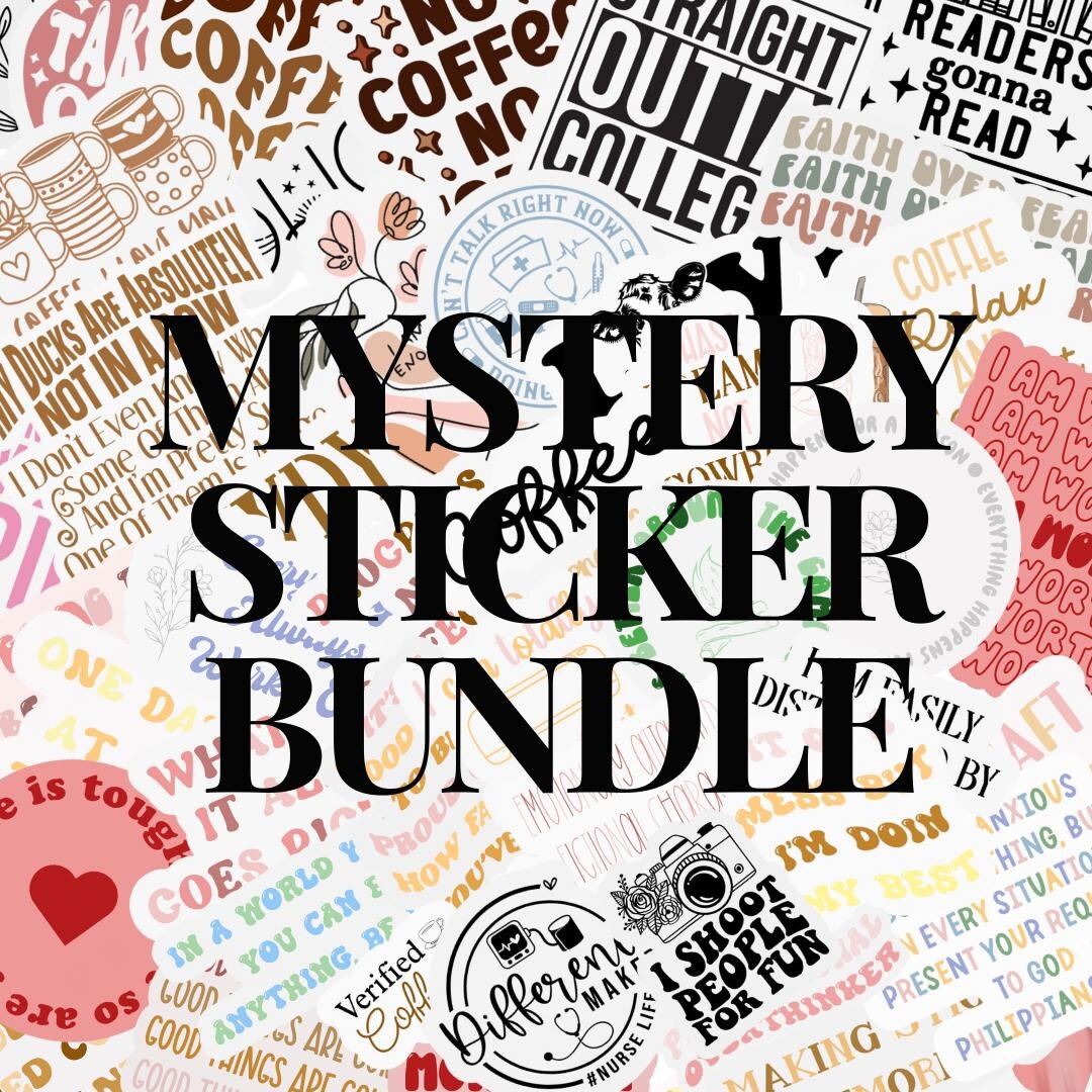 Random Sticker Pack, Mystery Sticker Box, Surprise Decals, Laptop ...