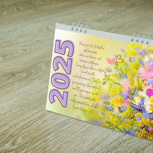 2025 PRINTABLE Calendar Encouragement Calendar Customizable Printable ...