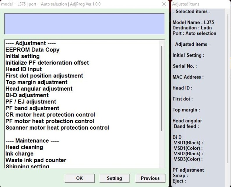 Epson L375 and L475 Resetter - Etsy