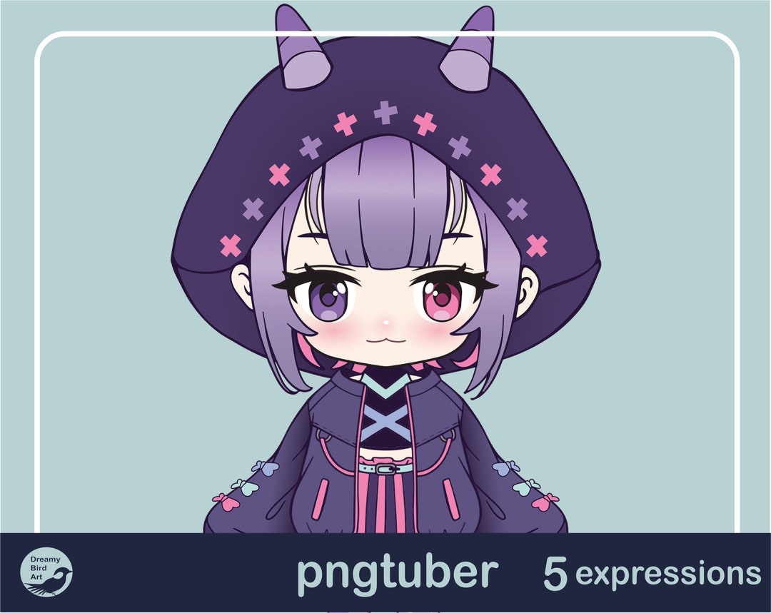 Pngtuber Model Premade Pngtuber Avatar Chibi Girl Pngtuber Chibi Girl ...