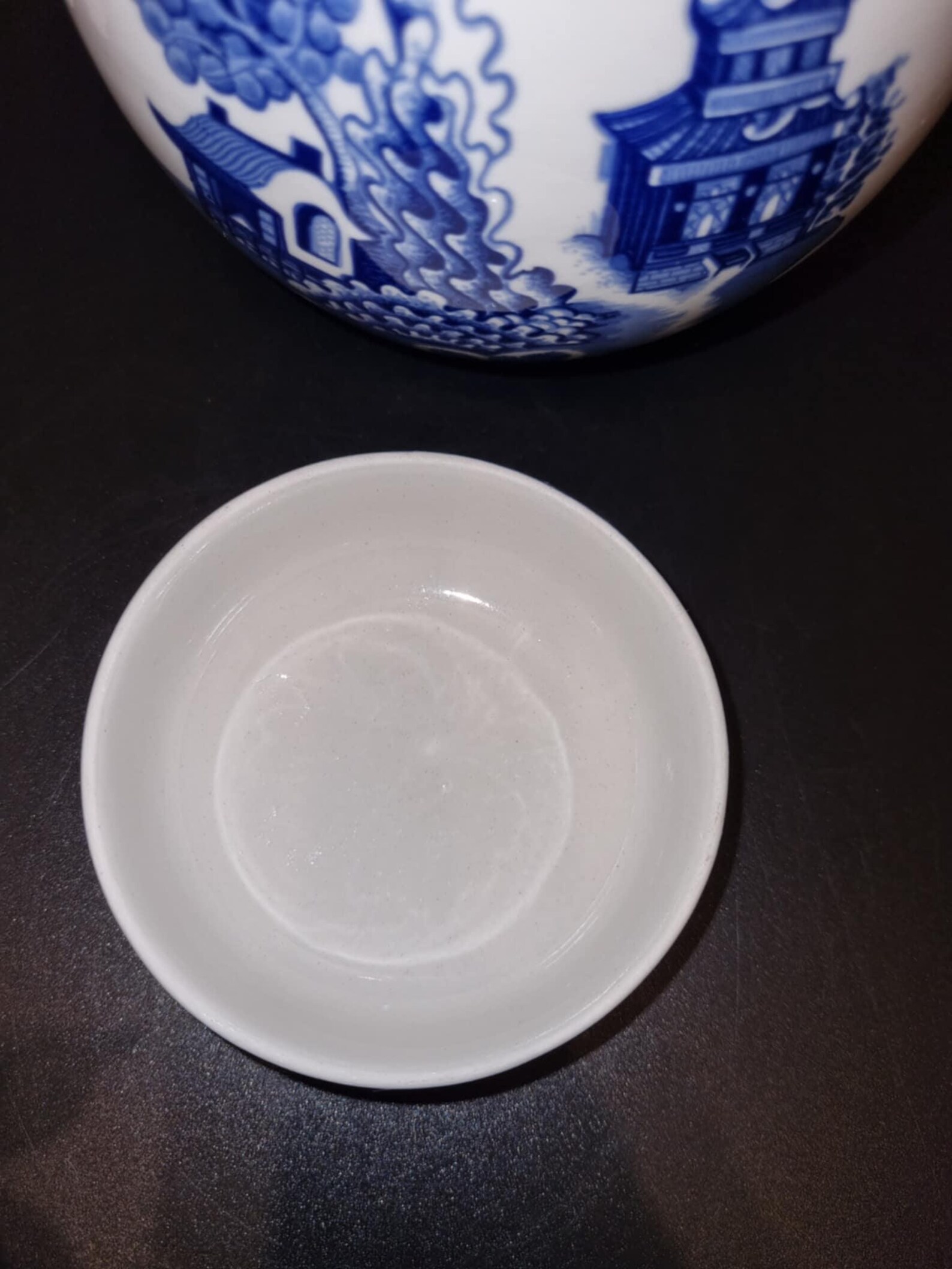 Royal Cauldon Blue and White Vintage Ginger Jar - Porcelain Storage Jar ...