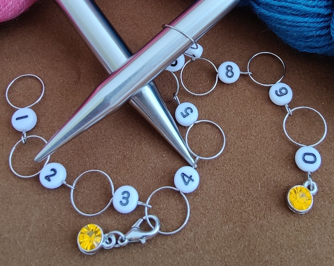 Large Chain Row Counter: Snag-free Knitting Tool for US 13 Needles - Etsy
