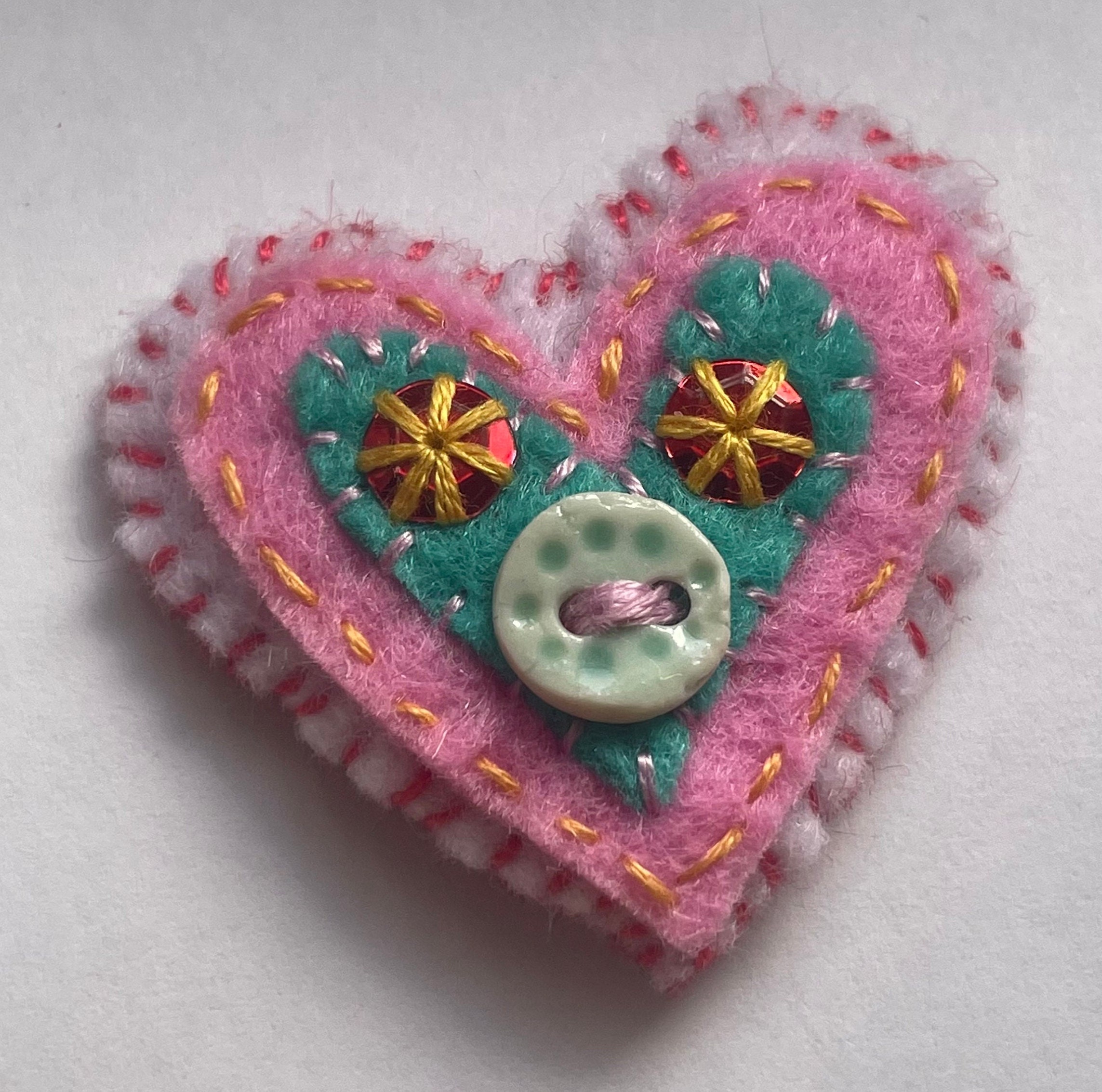 Heart Felt Pin - Etsy
