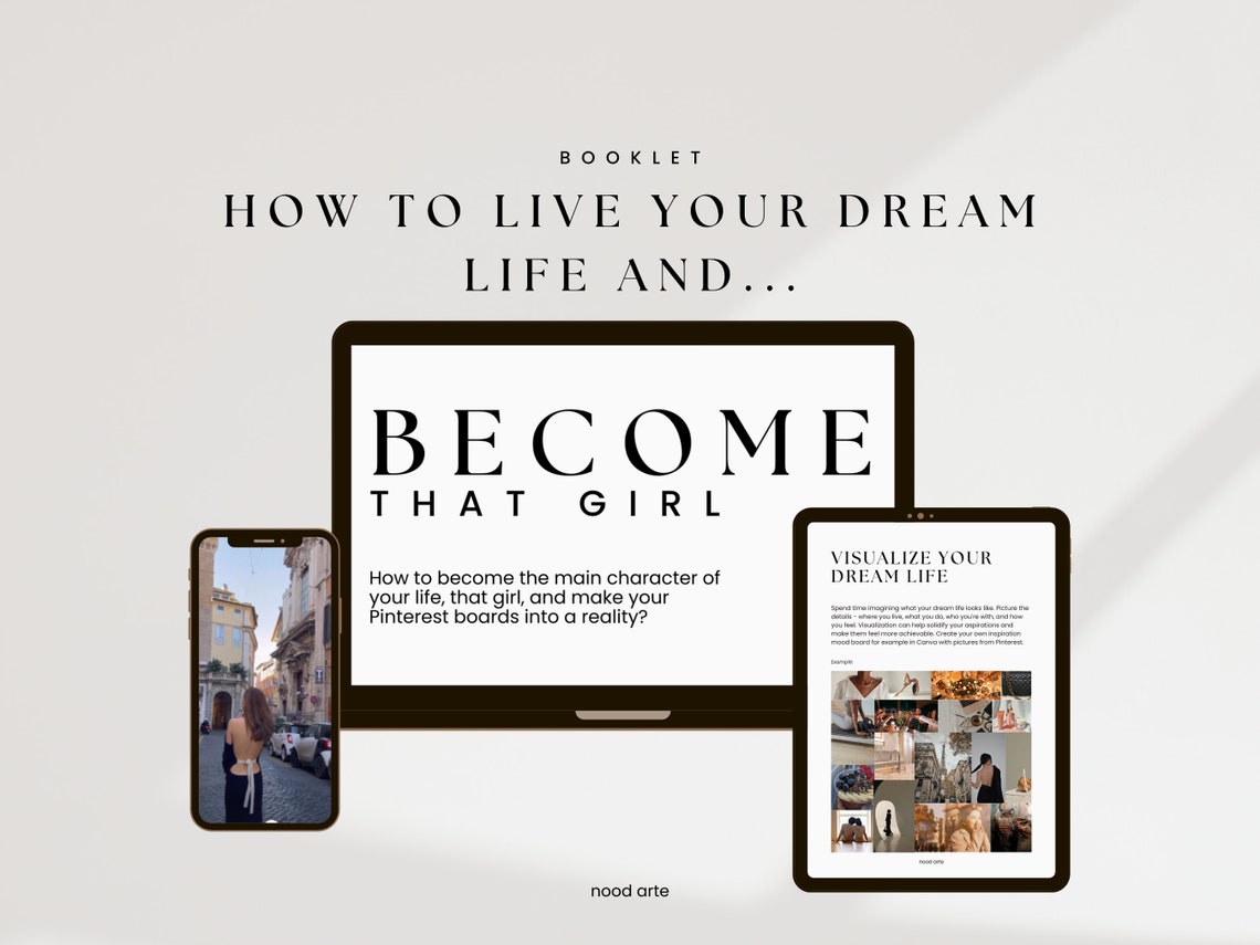 How to Become That Girl Booklet to Live Your Dream Life Manifesting ...