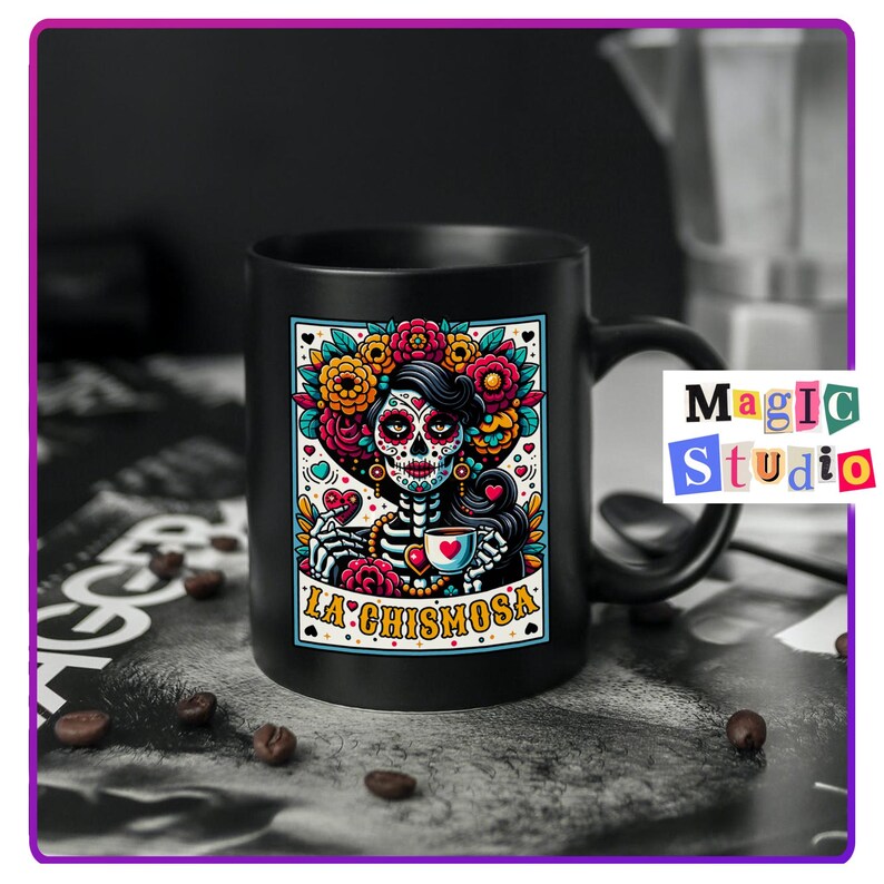 La Chismosa Tarot Card PNG, Funny Mexican Chisme Sublimation Design ...