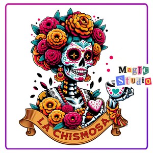 La Chismosa PNG, Funny Mexican Chisme Sublimation Design, Spanish ...