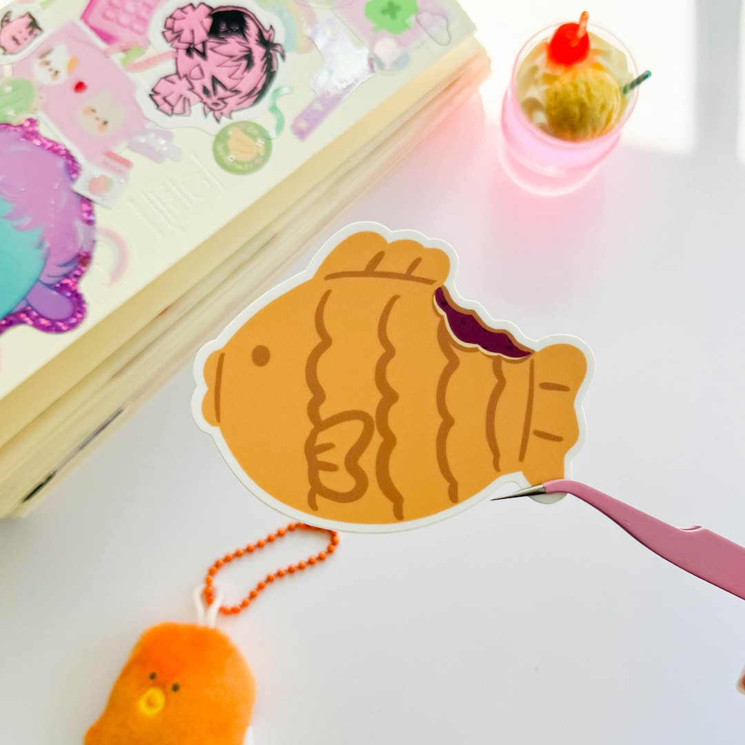 Taiyaki Sticker | Matte Waterproof Vinyl - Etsy