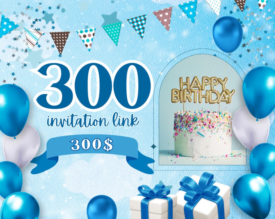 300 Invitation Templates Editable With Canva - Etsy