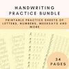 Handwriting Practice Sheets, Alphabet Writing Practice, ABC Letter ...