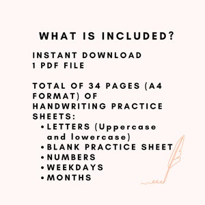Handwriting Practice Bundle for Kids and Adults, Great Preschool ...
