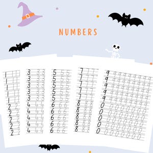 Halloween Activity Sheets, Preschool Tracing Book, Printable Alphabet ...