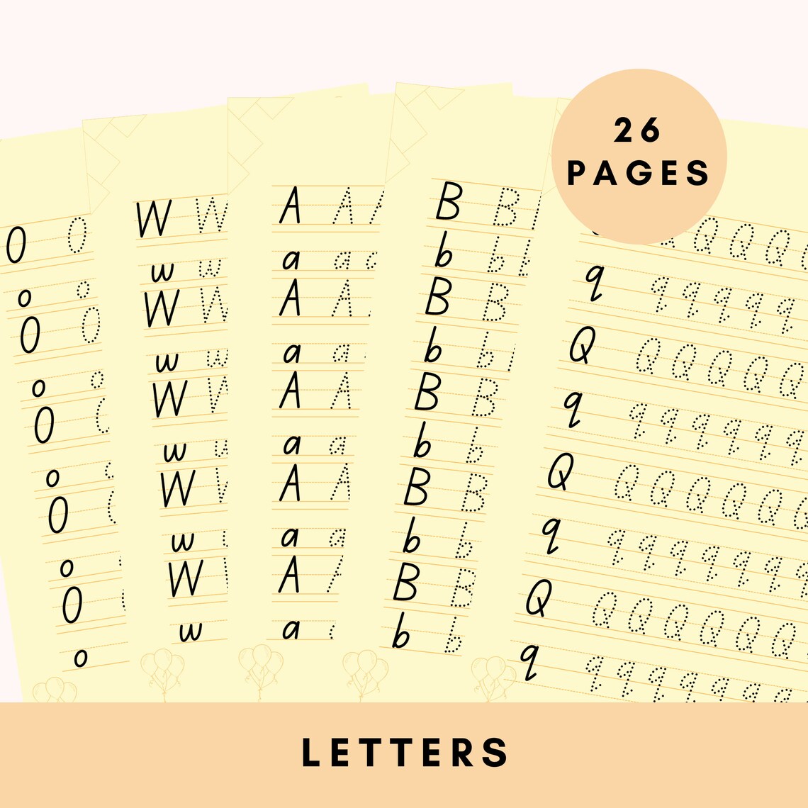 Handwriting Practice Sheets, Alphabet Writing Practice, ABC Letter ...