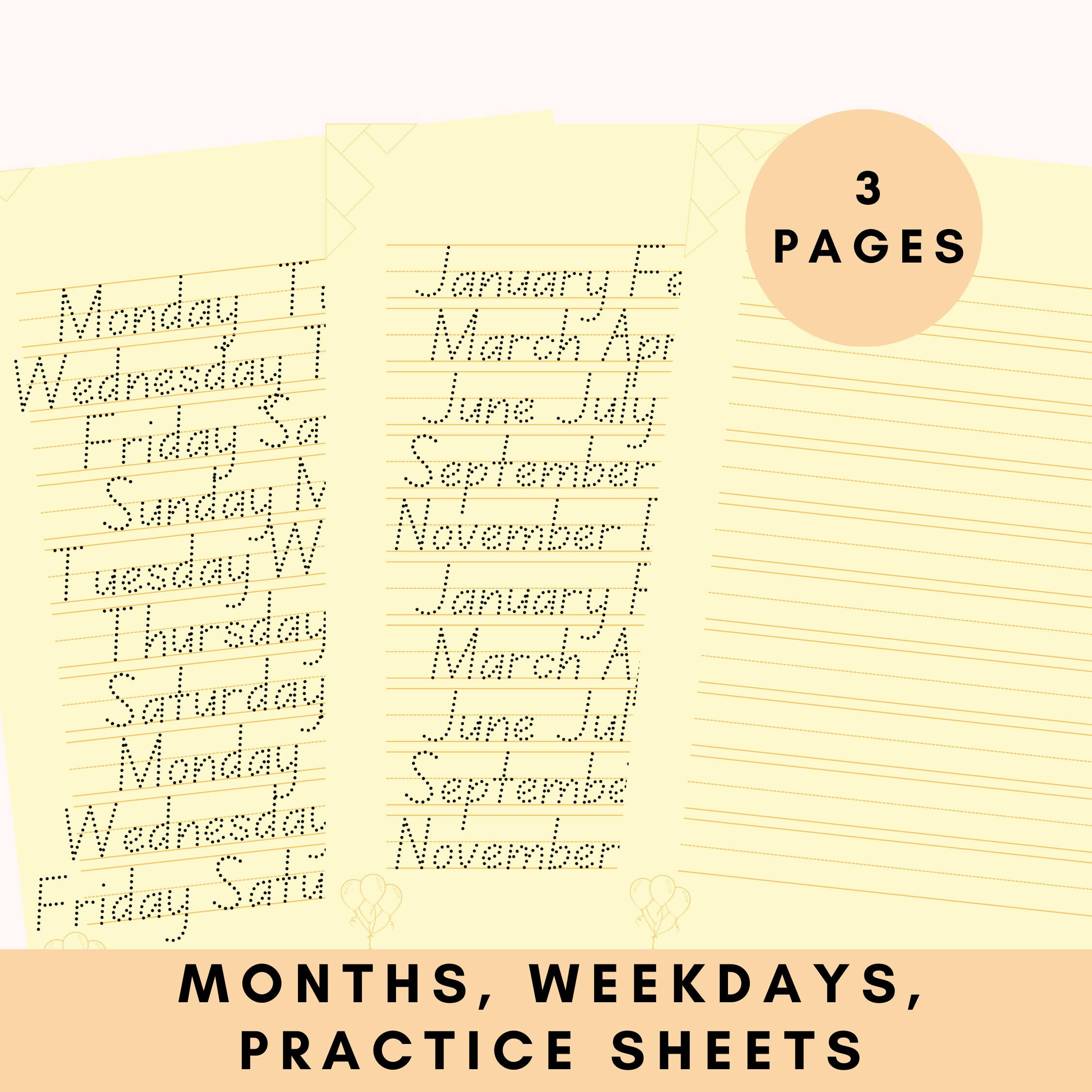 Handwriting Practice Sheets, Alphabet Writing Practice, ABC Letter ...