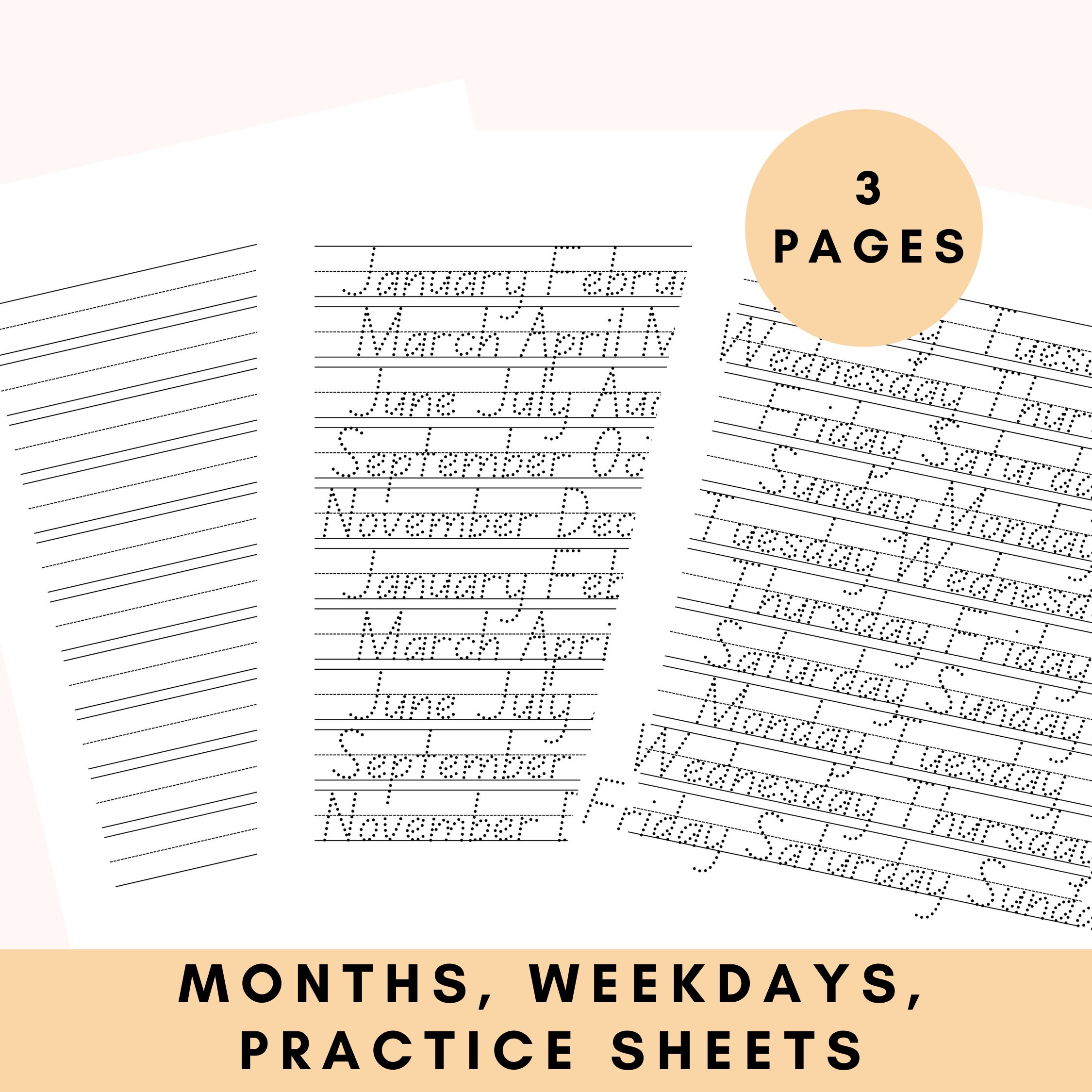 Handwriting Practice Bundle for Kids and Adults, Great Preschool ...