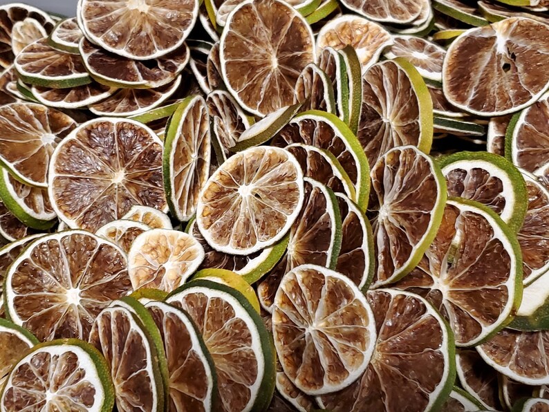 Dehydrated Lime Wheels - Bulk - Drink Cosmos - Etsy