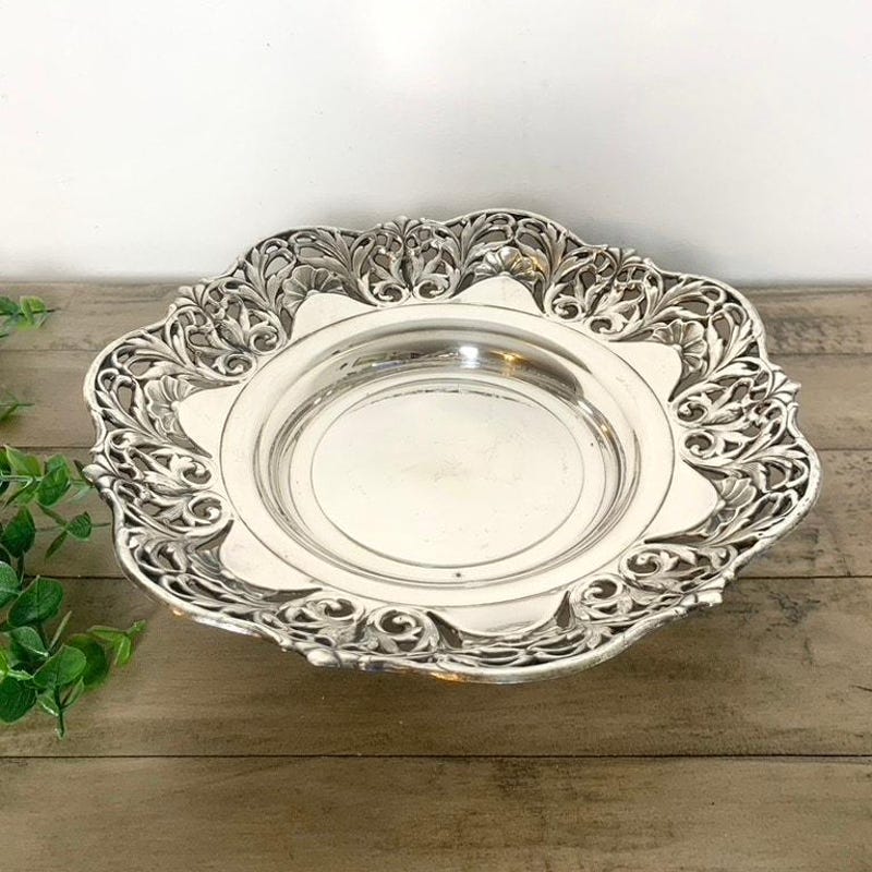 Pierced Silver Tray Feet - Etsy