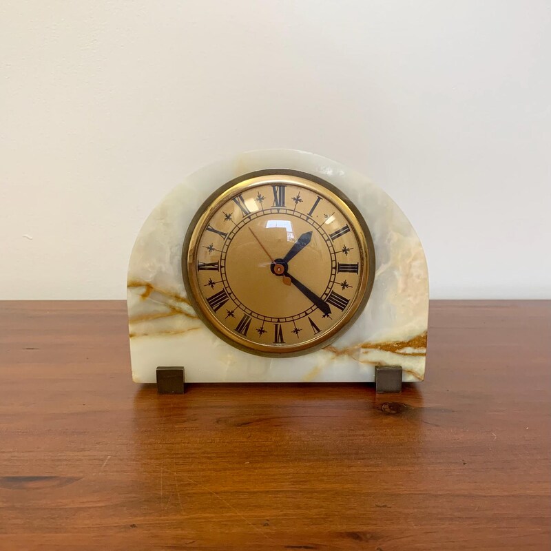 Vintage Desk Clock - Etsy