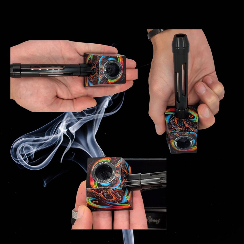 Pyramid Glass Pipe, Unique Pipe Design, Multi-pattern Durable Metal ...