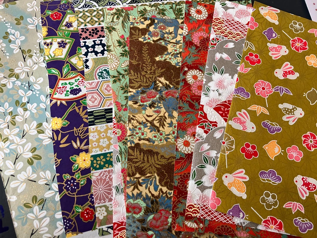 Gorgeous Chiyogami japanese Wash Papers for Collage, Etc Free Deelivery ...