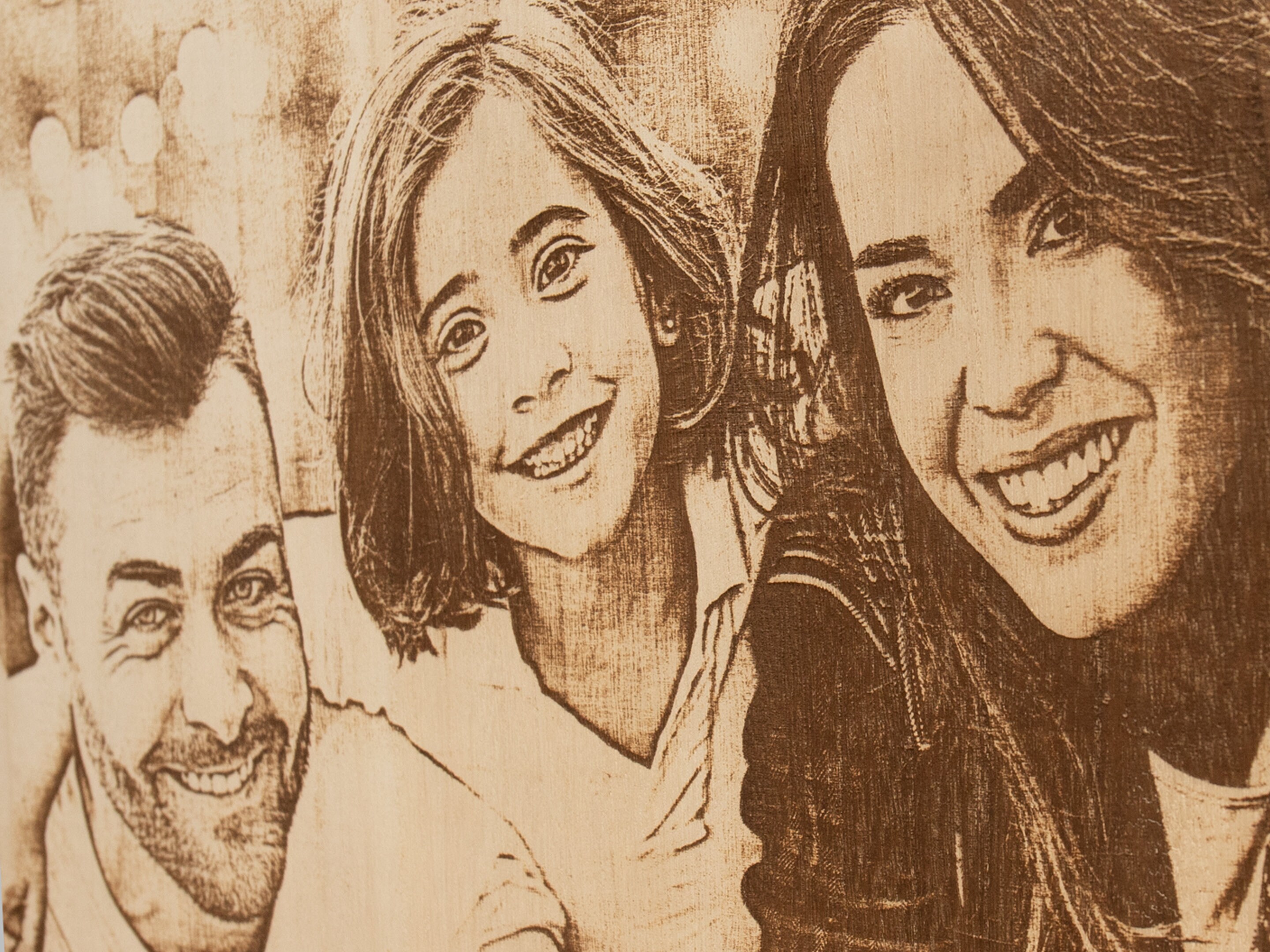 All Sizes, Laser Engraved Photo on Wood, Custom Wood Burning, Custom ...