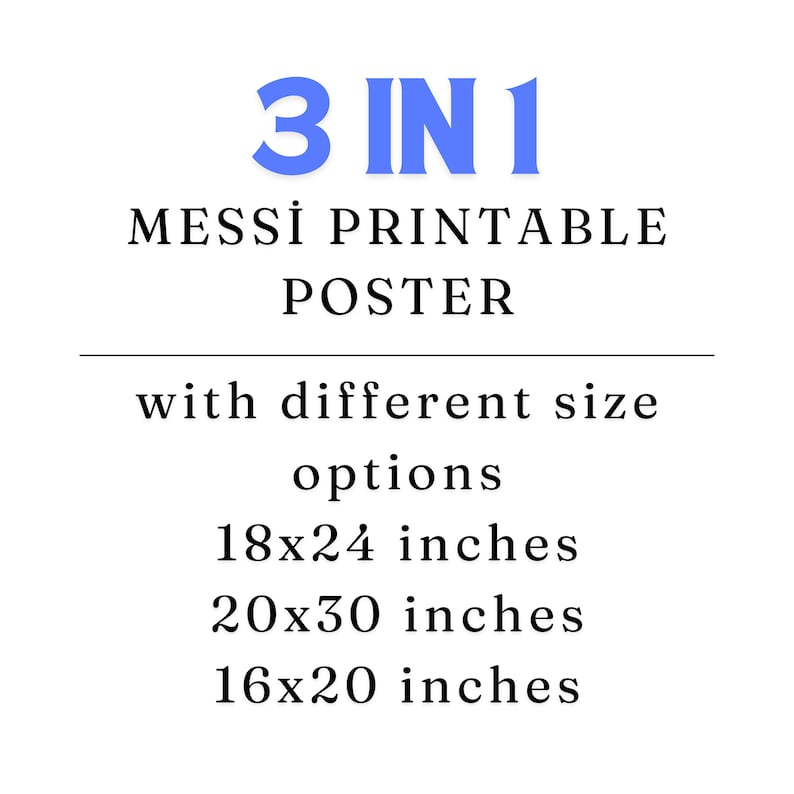 Lionel Messi Poster, Argentina Soccer Print, Soccer Gifts, Sports ...