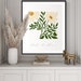 Minimalist Floral Poster Modern Botanical Print Wall Art Download - Etsy