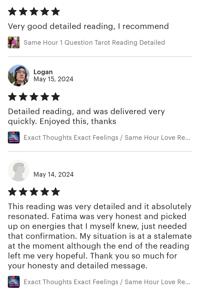 Exact Thoughts Exact Feelings / Same Hour Love Reading/ Same Hour ...