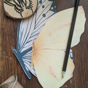 Printable Butterfly Book Cover and Paper Insert Template - Download - Etsy